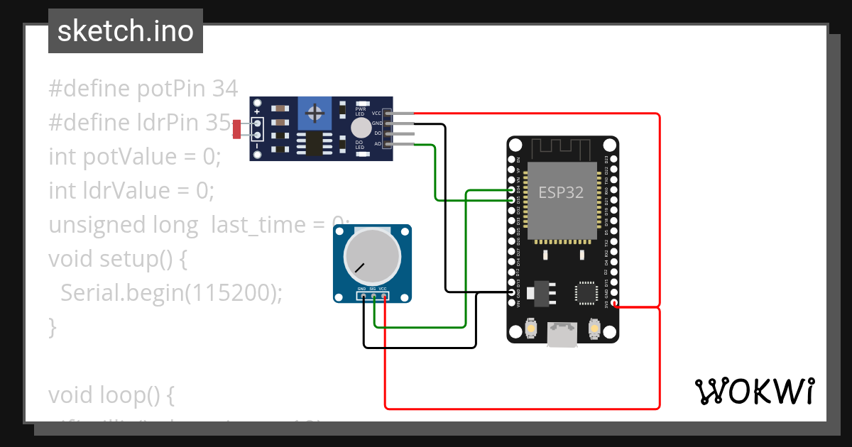 lab5.2 - Wokwi ESP32, STM32, Arduino Simulator
