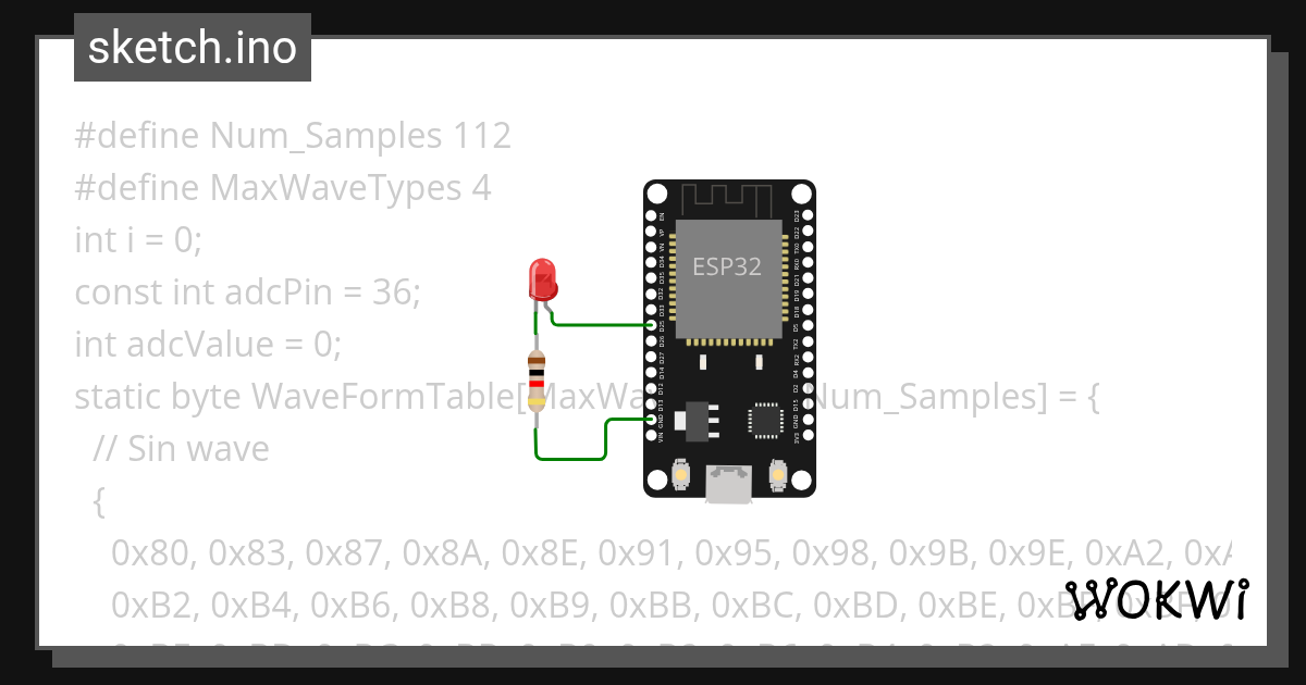 Wokwi - Online ESP32, STM32, Arduino Simulator