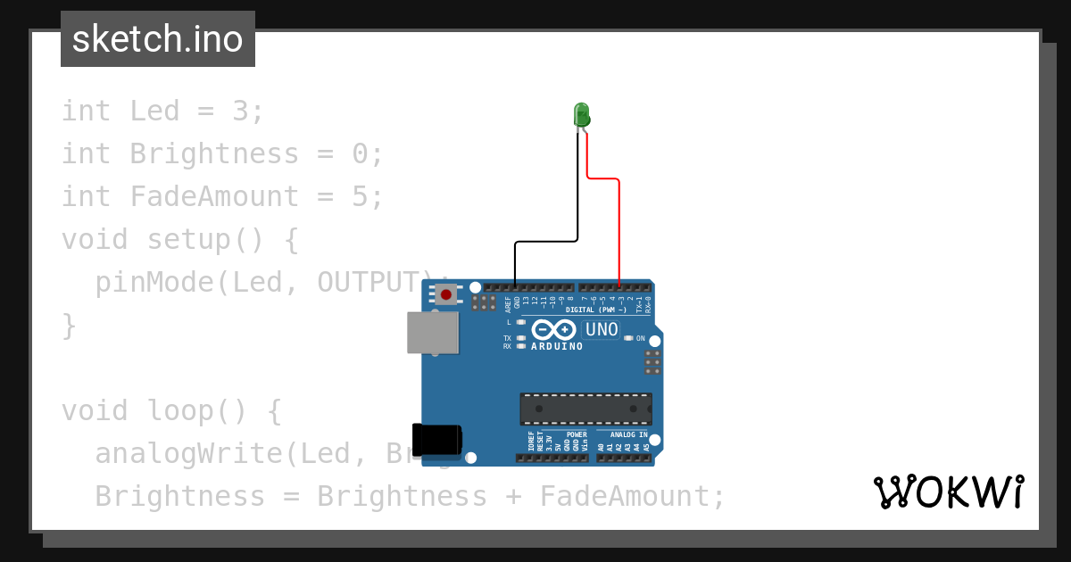 Ledfading Wokwi Esp32 Stm32 Arduino Simulator