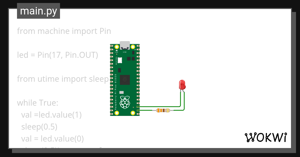 main.py - Wokwi ESP32, STM32, Arduino Simulator