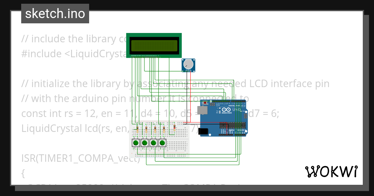 LCD - Wokwi ESP32, STM32, Arduino Simulator