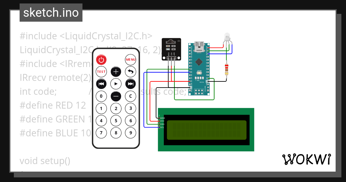 Remote_RGB_LCD - Wokwi ESP32, STM32, Arduino Simulator