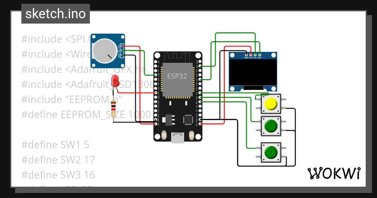 LAB7.3 - Wokwi ESP32, STM32, Arduino Simulator