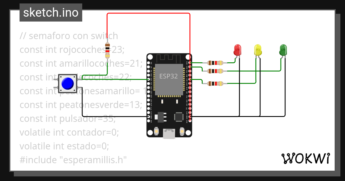 practica2.semaforo.2 - Wokwi ESP32, STM32, Arduino Simulator
