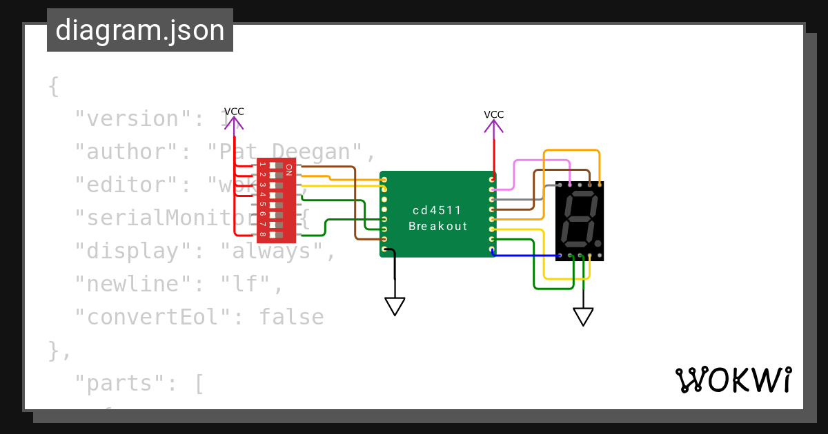 Basic Cd4511 Ctrl Copy Wokwi Esp32 Stm32 Arduino Simulator