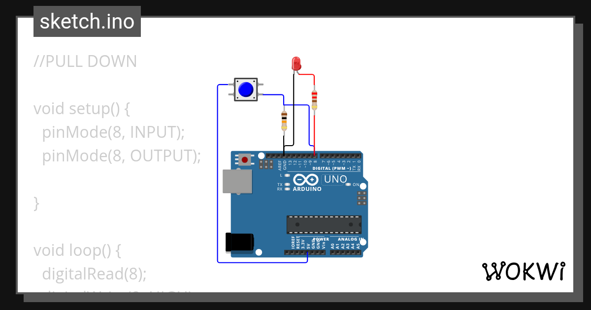 20/10/23 PULL DOWN 2h - Wokwi ESP32, STM32, Arduino Simulator