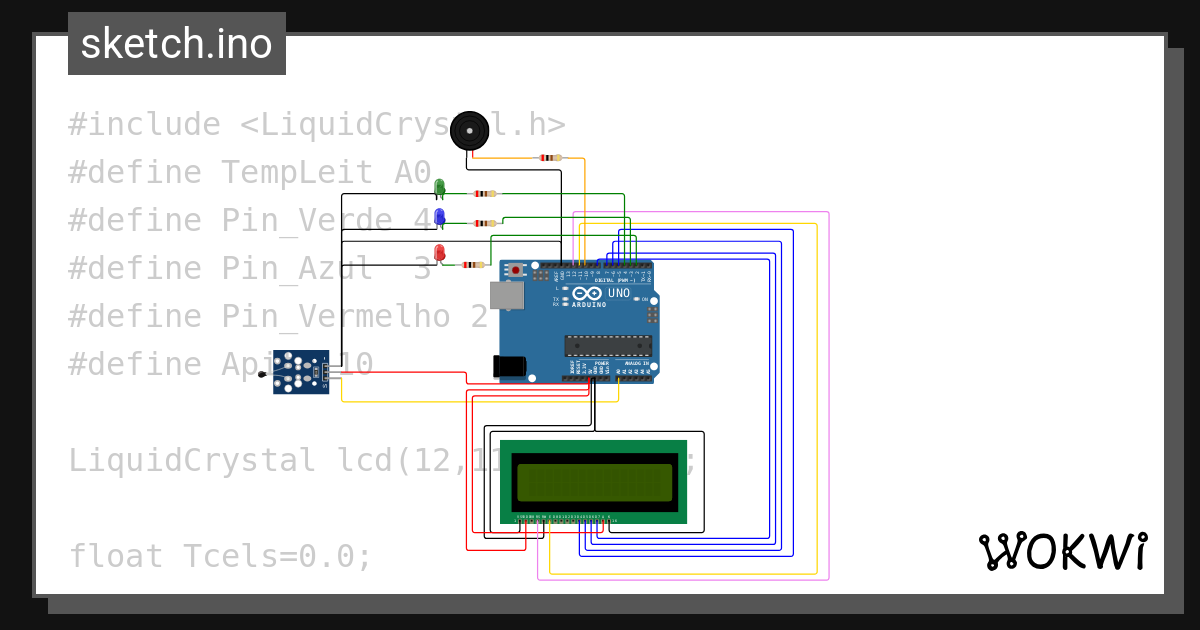 Temperatura Wokwi Esp32 Stm32 Arduino Simulator 8354