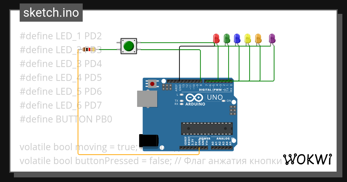 Radmir 3 Laba - Wokwi ESP32, STM32, Arduino Simulator