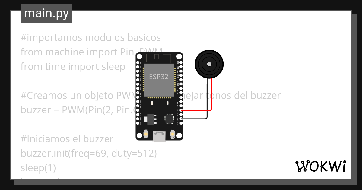 Ej.16 - Wokwi ESP32, STM32, Arduino Simulator
