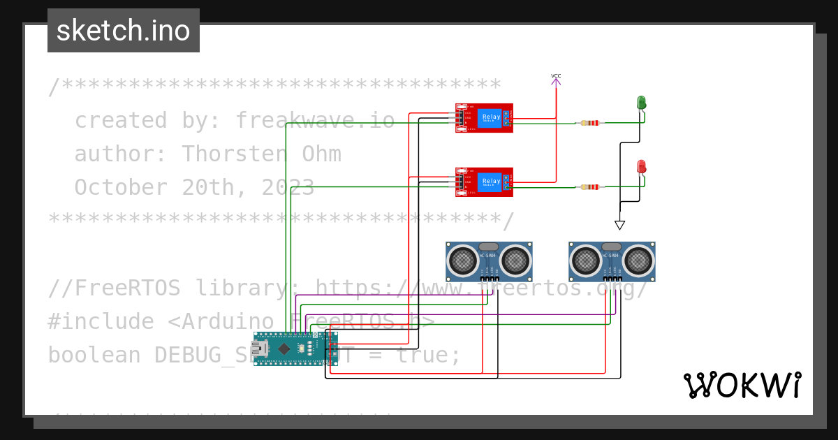 Nano 2echo Freertos Wokwi Esp32 Stm32 Arduino Simulator