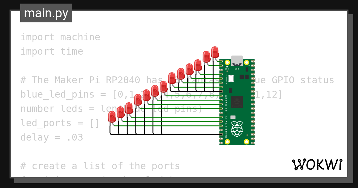 Blink With Micropython Copy Wokwi Esp32 Stm32 Arduino Simulator 0545