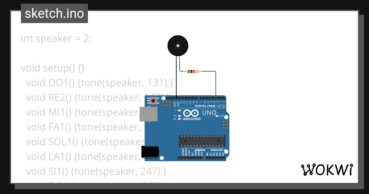 Pemutar Lagu Copy - Wokwi ESP32, STM32, Arduino Simulator