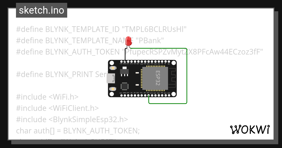 Blynk joy - Wokwi ESP32, STM32, Arduino Simulator