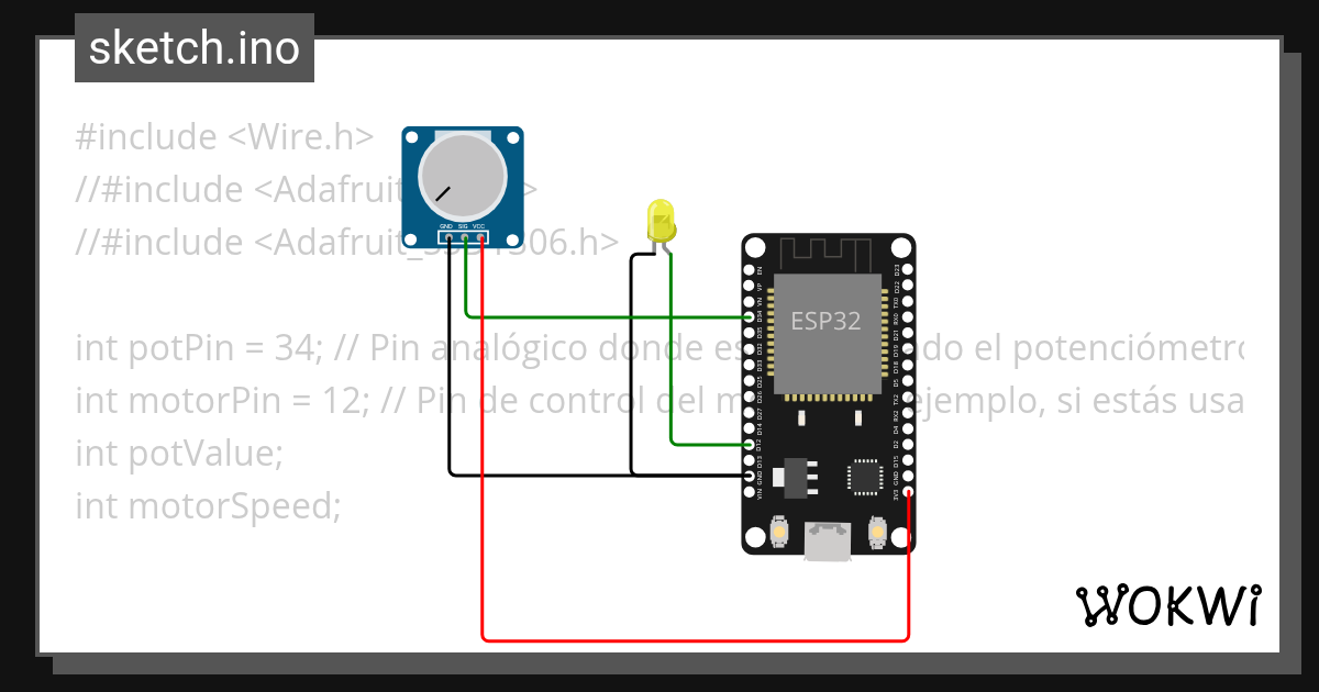 proyecto 2 - Wokwi ESP32, STM32, Arduino Simulator