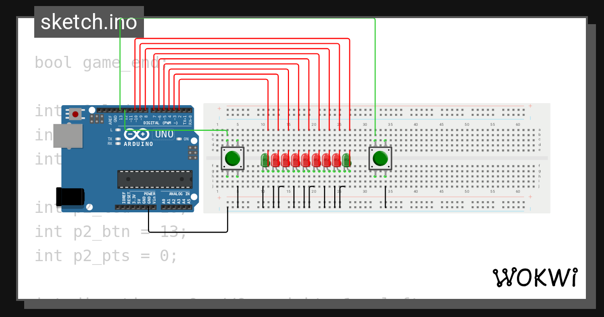 Cyclone Spēle Ar Arduino Wokwi Esp32 Stm32 Arduino Simulator 7551