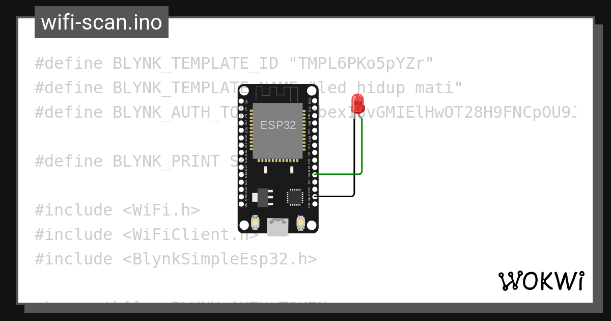 Led Kontrol Wokwi Esp32 Stm32 Arduino Simulator 5743