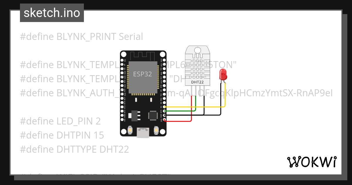 Blynk Dht22 Wokwi Esp32 Stm32 Arduino Simulator