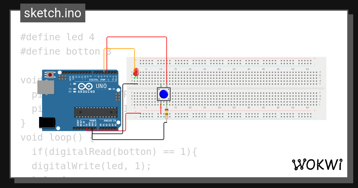 Ativação De Botão Wokwi Esp32 Stm32 Arduino Simulator 0823