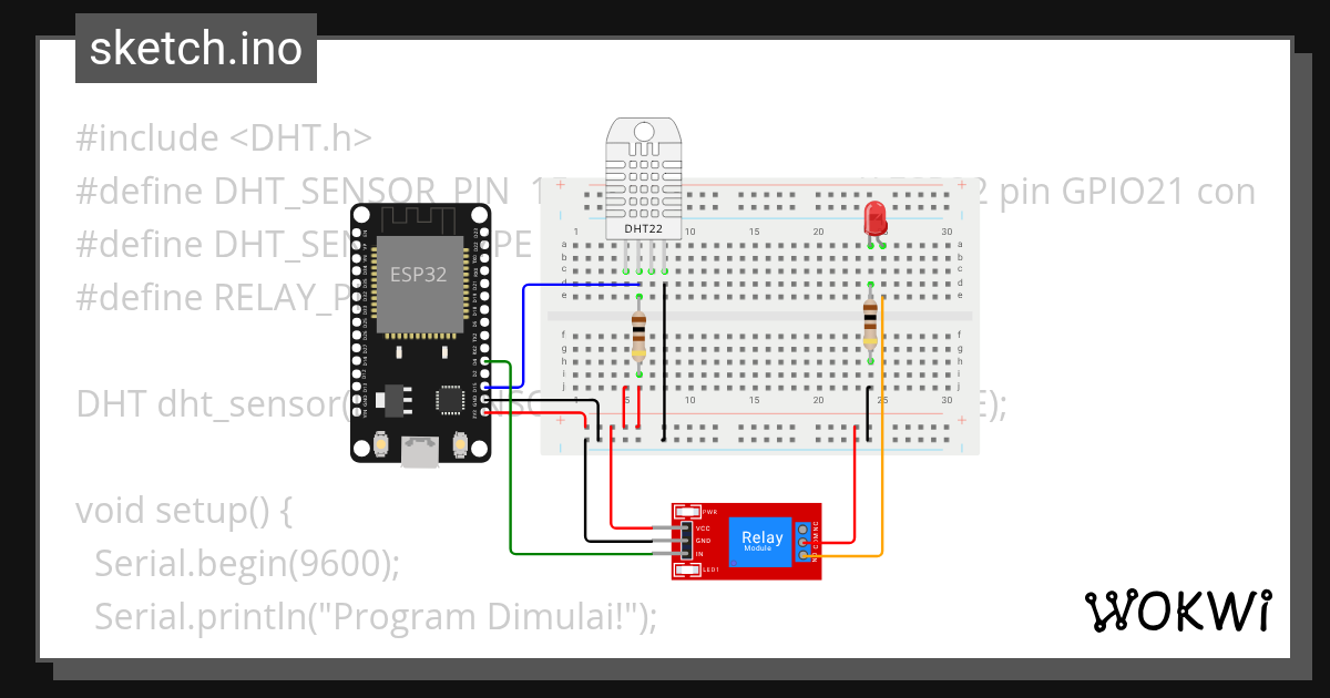 Project 2_Humidifier 2 kondisi ( 70% mati) - Wokwi ESP32, STM32, Arduino Simulator