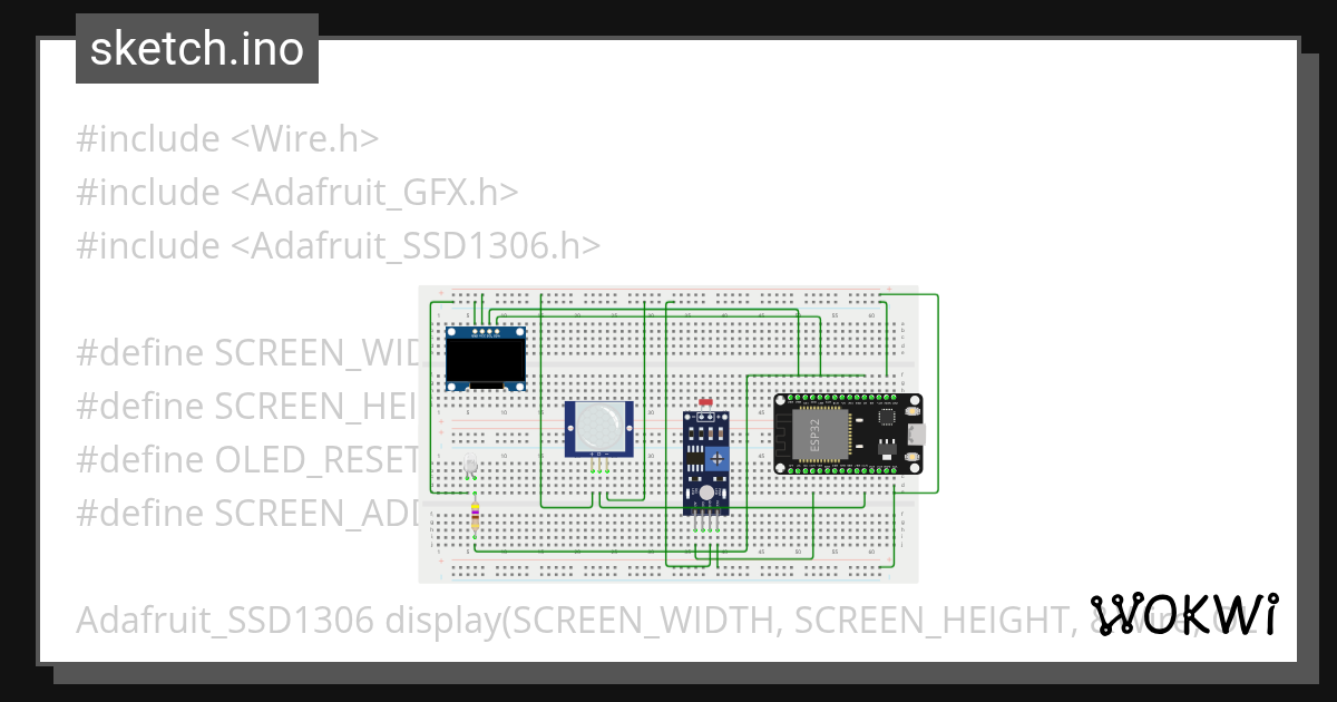SMART LIGHT - Wokwi ESP32, STM32, Arduino Simulator