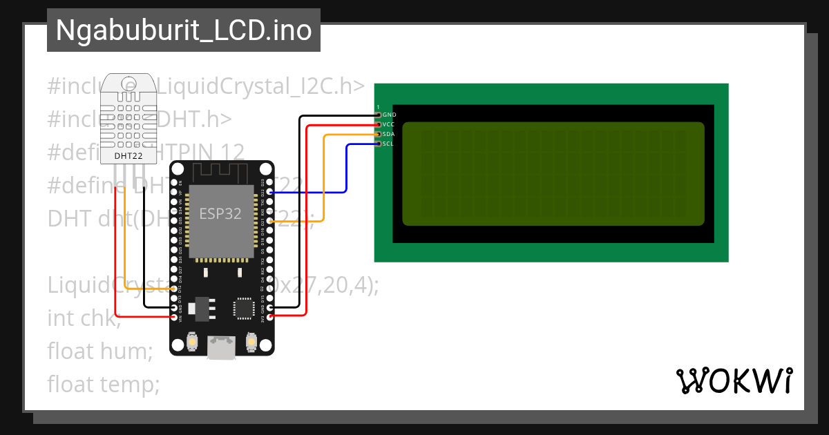 Ngabuburit_DHT22_LCD Copy - Wokwi ESP32, STM32, Arduino Simulator