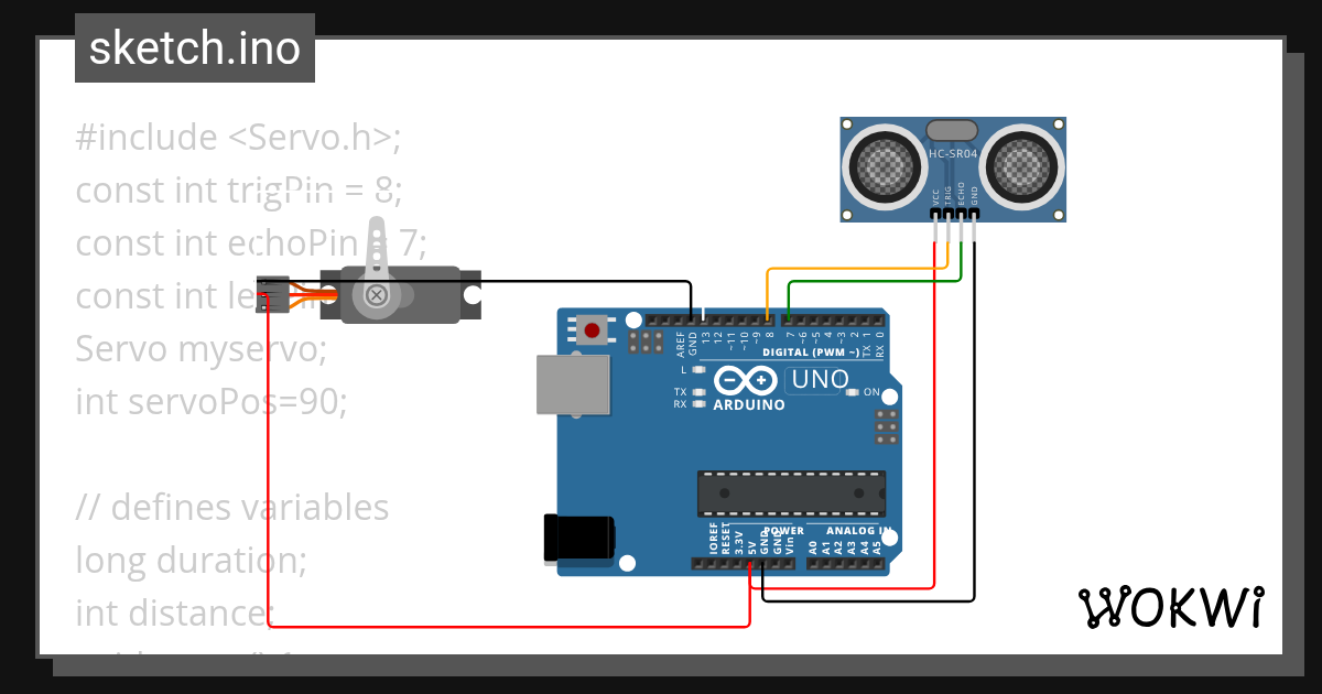 Ultra Sonic Wokwi Esp32 Stm32 Arduino Simulator 5621