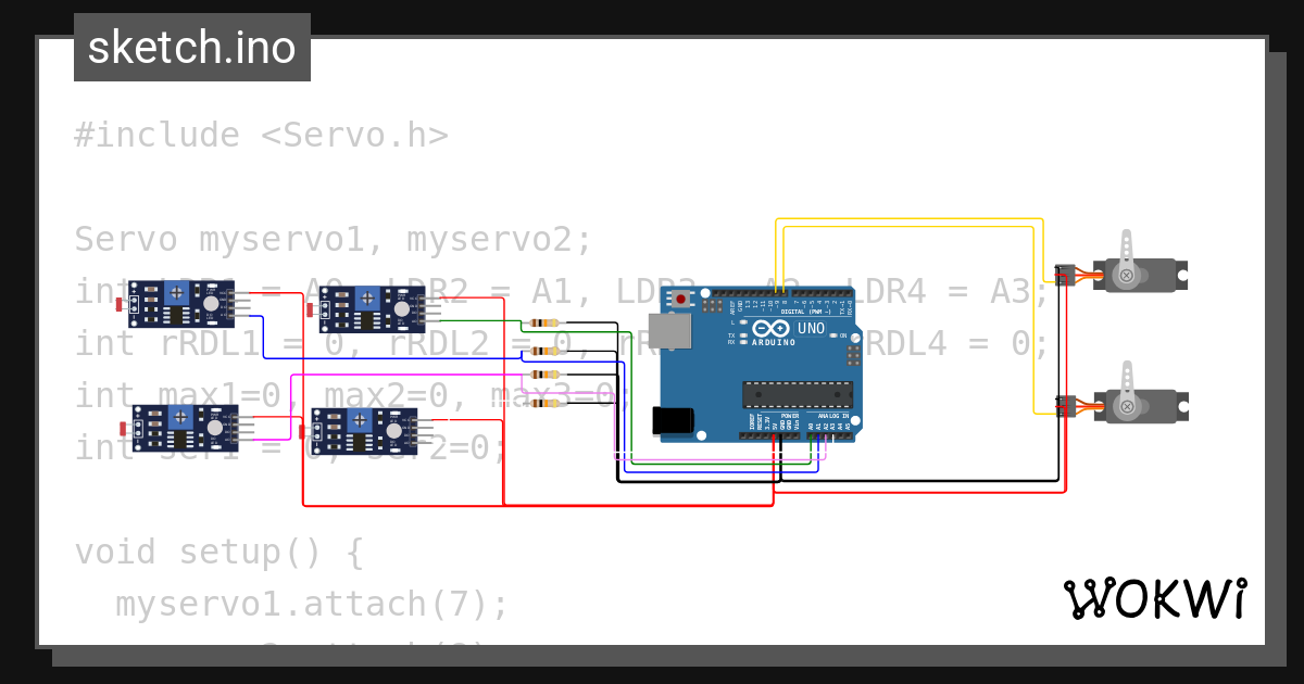 Solar Tracker Copy Wokwi Esp32 Stm32 Arduino Simulator 7051