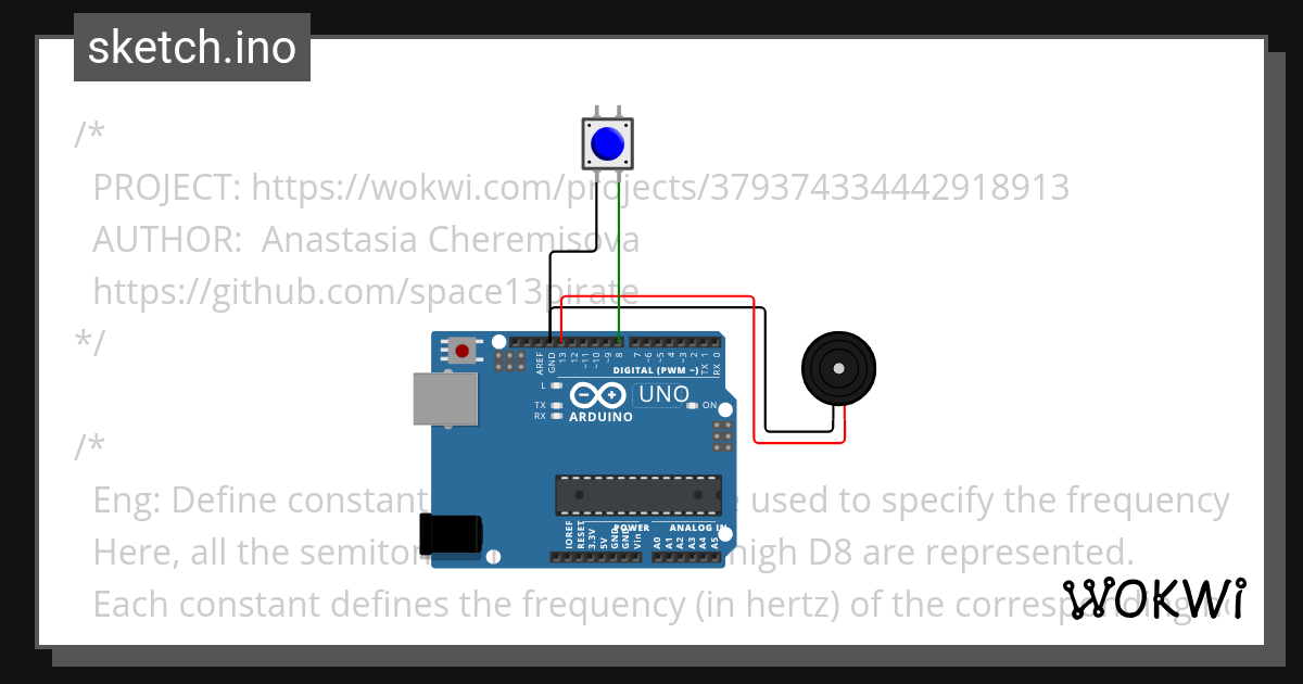 SmartHome_Doorbell - Wokwi ESP32, STM32, Arduino Simulator