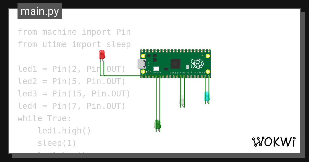 Raspberry Pi Pico Passive Buzzer Picozero Copy Wokwi Esp32 Stm32 Arduino Simulator