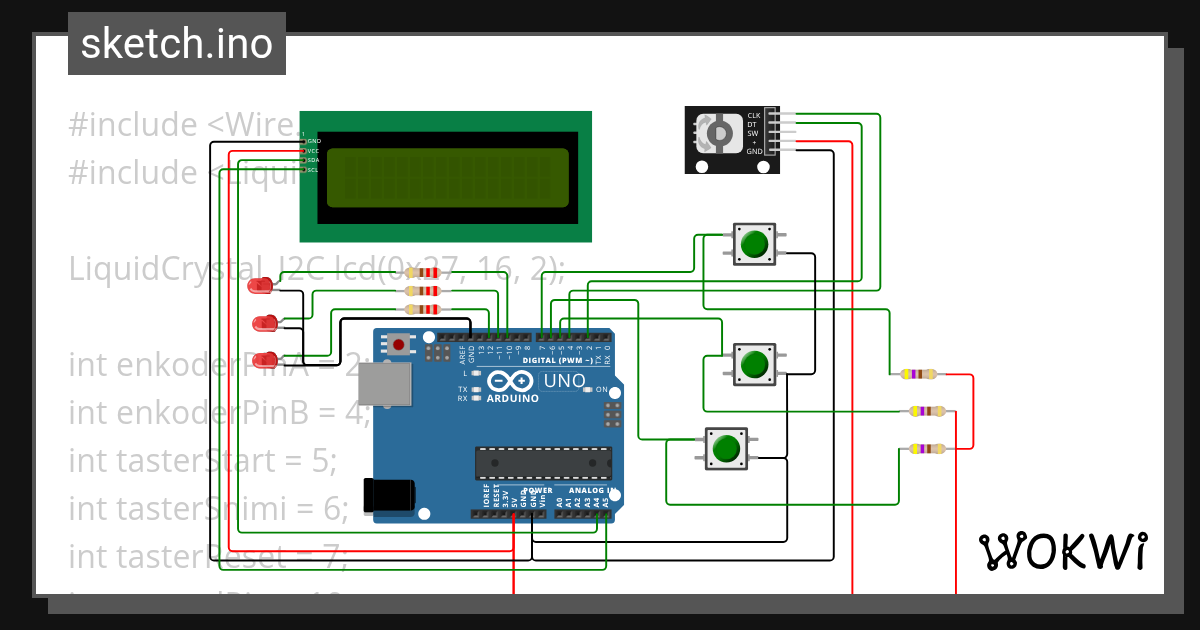 Enc - Wokwi ESP32, STM32, Arduino Simulator