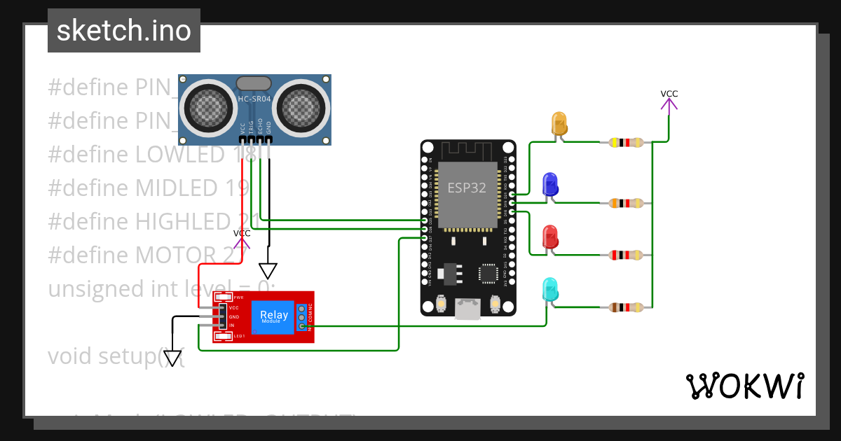 Smart Water Management Wokwi Esp32 Stm32 Arduino Simulator 2254