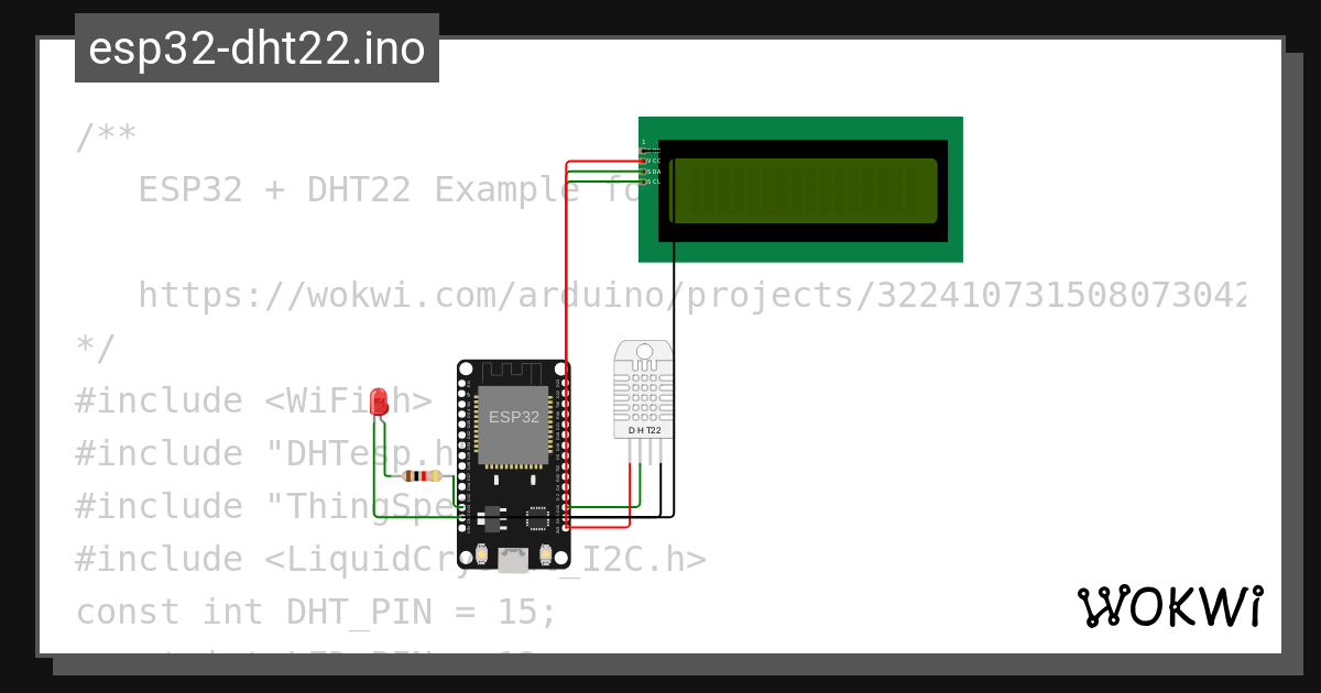 Esp32 Dht22 Thingspeak Copy Wokwi Esp32 Stm32 Arduino Simulator 3531