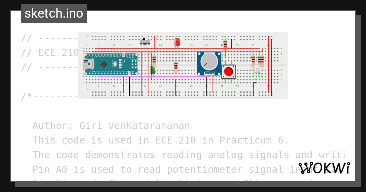 Pushbutton Wokwi Esp32 Stm32 Arduino Simulator