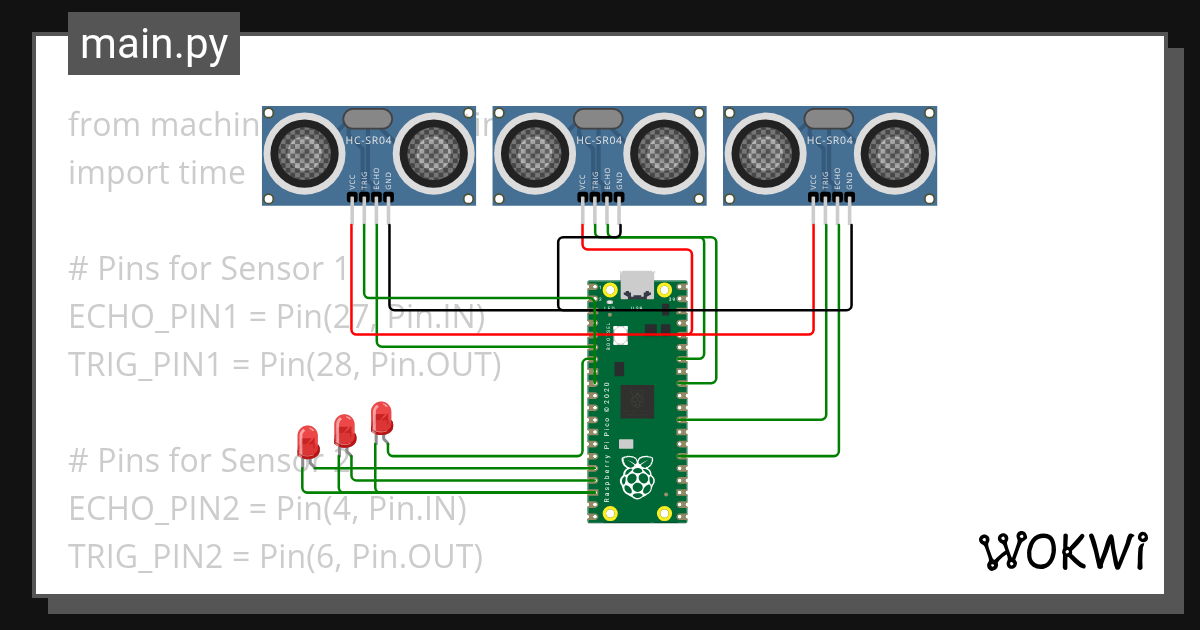smart parking - Wokwi ESP32, STM32, Arduino Simulator