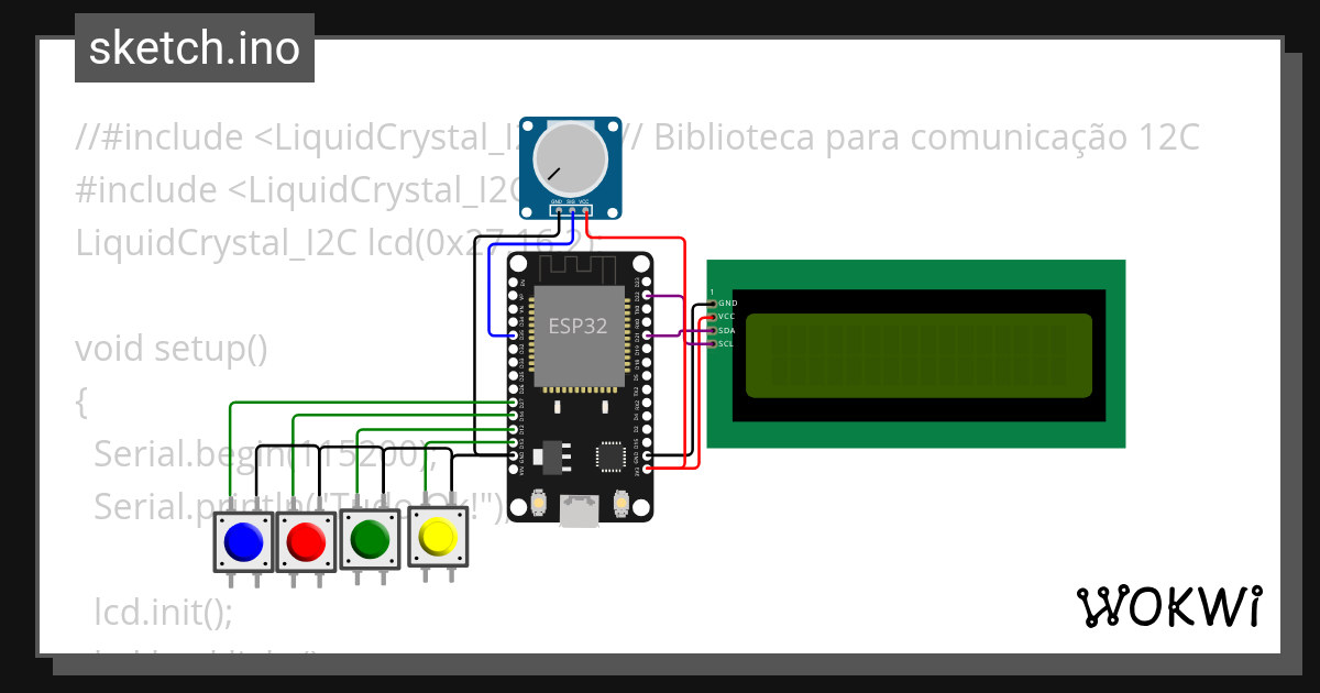 Cesar Lcd Wokwi Esp32 Stm32 Arduino Simulator 