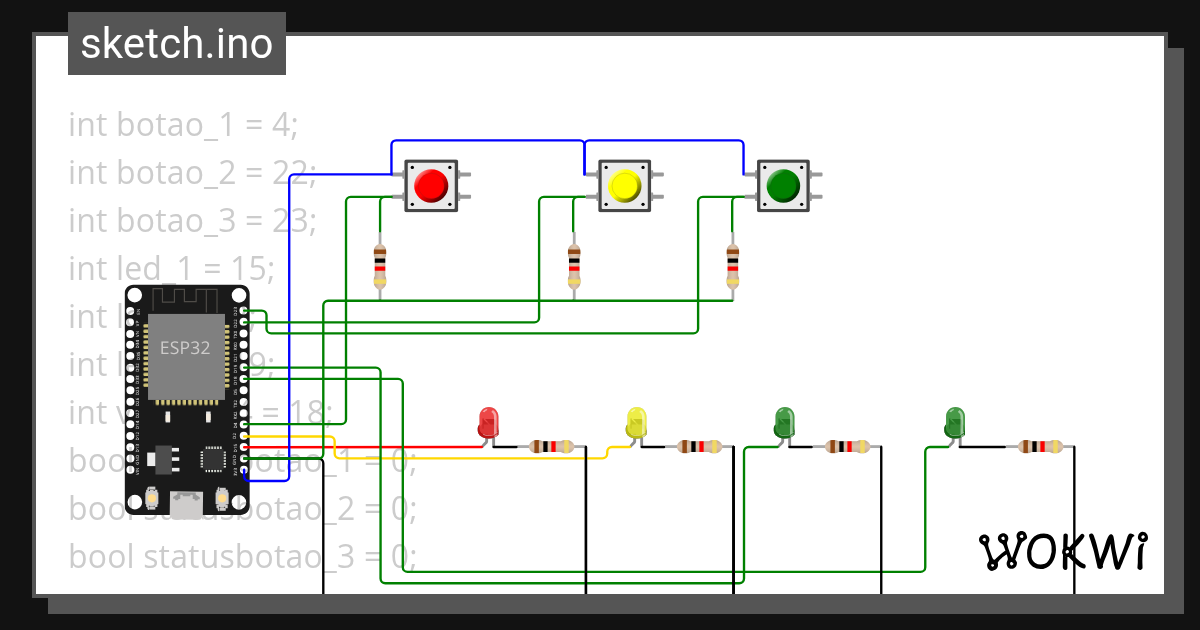Projeto tanque 2 - Wokwi ESP32, STM32, Arduino Simulator