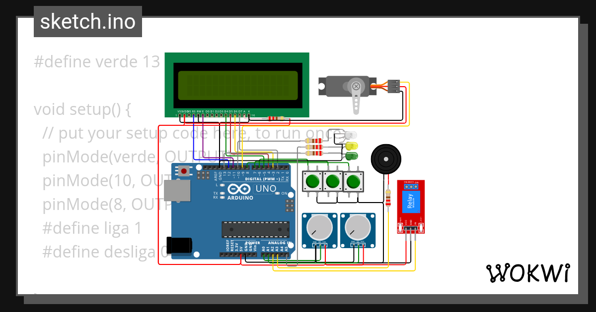 Semafaro Wokwi Esp32 Stm32 Arduino Simulator