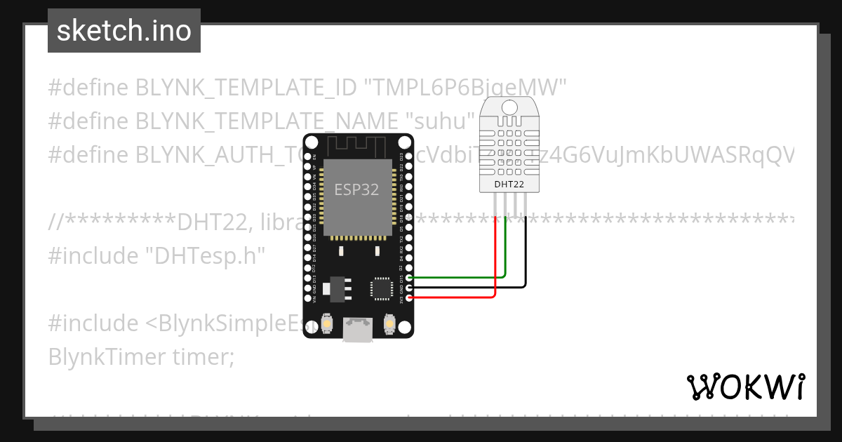 Suhu Kelembaban Contoh Copy Dht Wokwi Esp32 Stm32 Arduino Simulator 