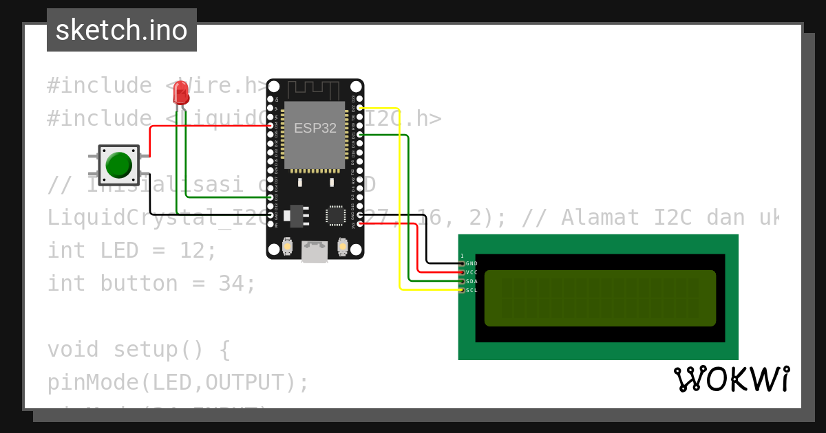 Tugas 1 Iot Lanjut Wokwi Esp32 Stm32 Arduino Simulator 0087