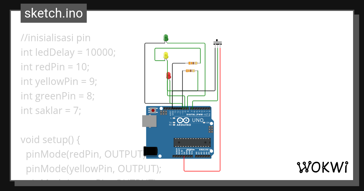 bangjo saklar - Wokwi ESP32, STM32, Arduino Simulator