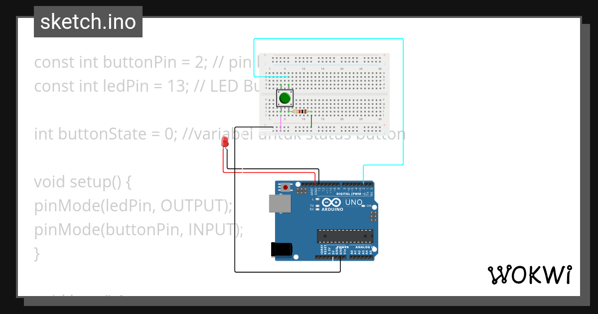 button - Wokwi ESP32, STM32, Arduino Simulator