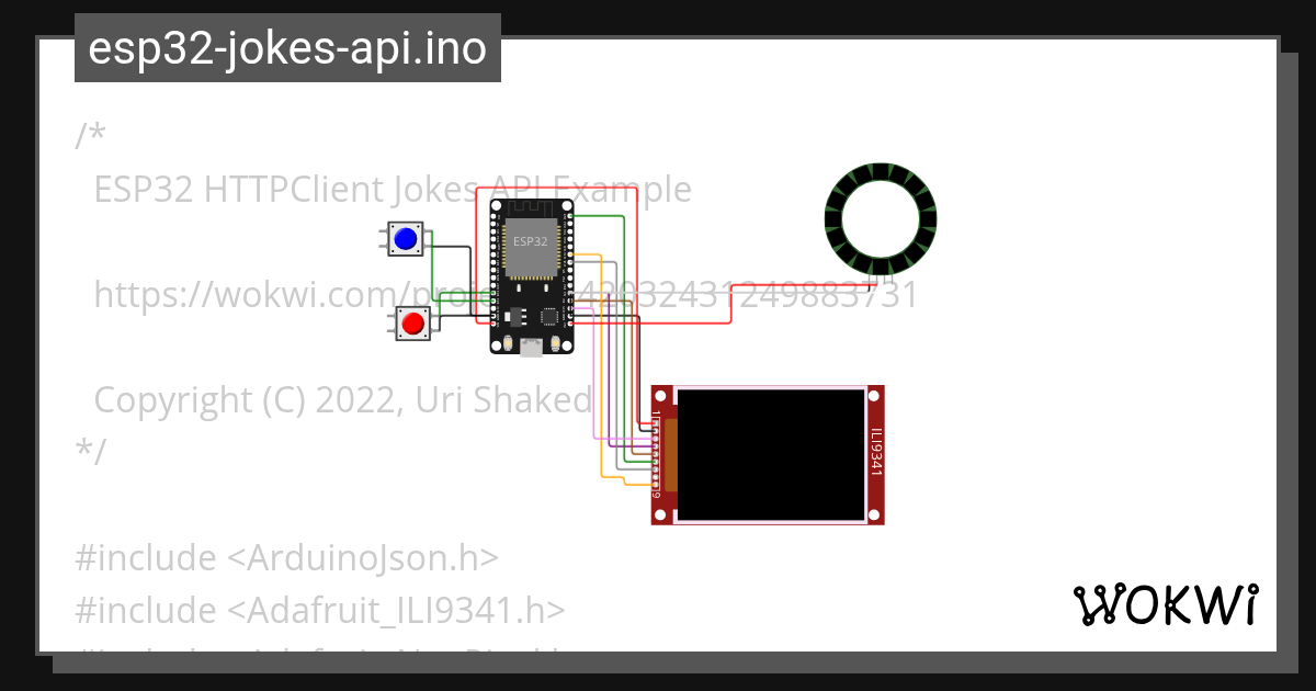 cozmo eyes - Wokwi ESP32, STM32, Arduino Simulator