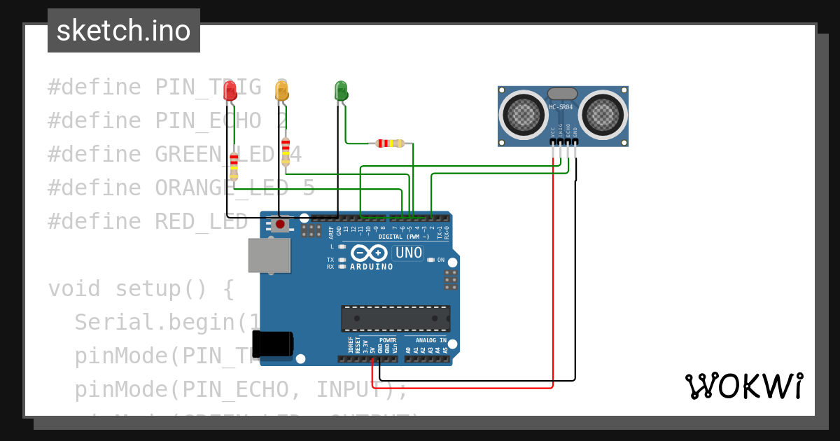 Ultrasonicbasic Q2 Wokwi Esp32 Stm32 Arduino Simulator