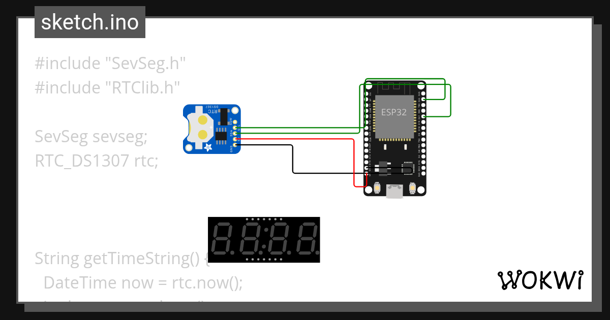 RTC - Wokwi ESP32, STM32, Arduino Simulator
