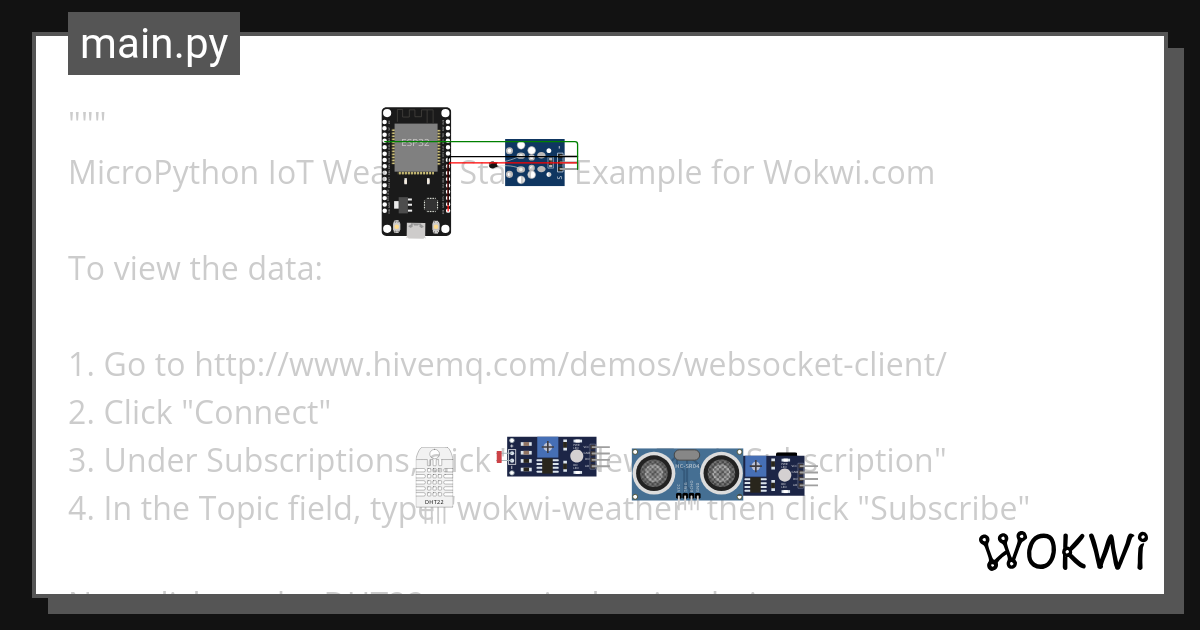 Micropython Mqtt Weather Logger Esp32 Hrishi Wokwi Esp32 Stm32 Arduino Simulator