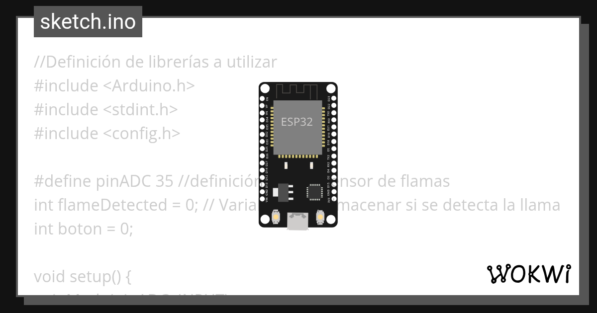 Parte 1 proyecto 2 ED2 - Wokwi ESP32, STM32, Arduino Simulator
