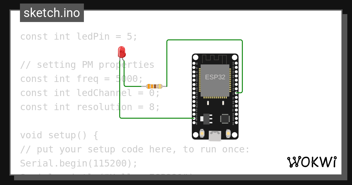 Analog Output Satria Wokwi Esp32 Stm32 Arduino Simulator