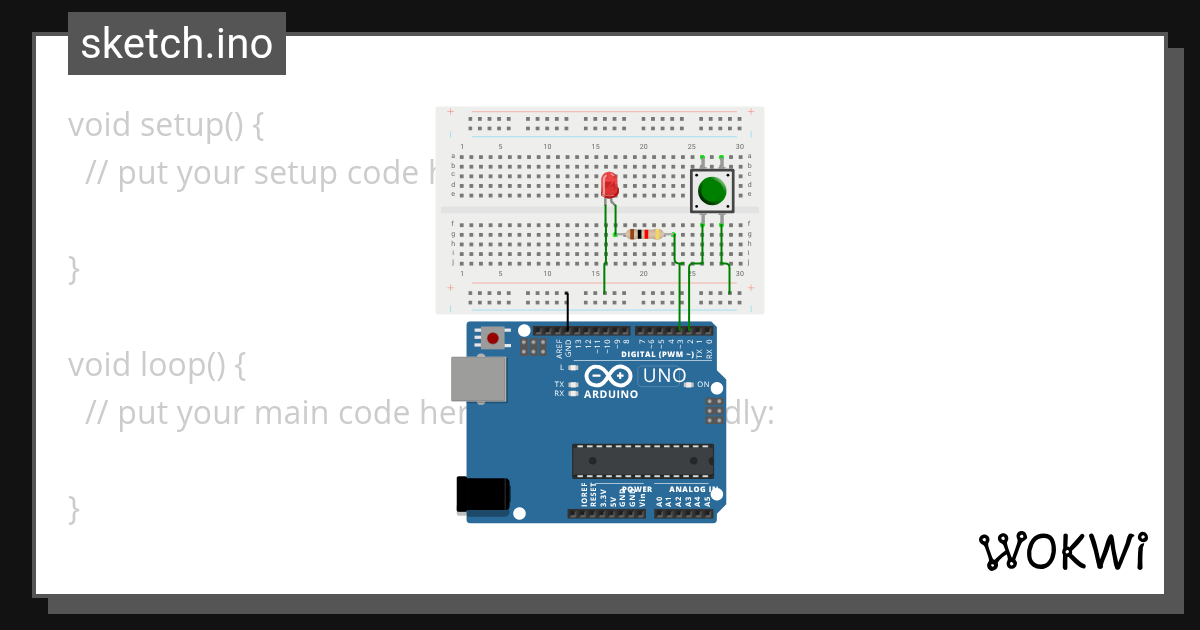 breadboard - Wokwi ESP32, STM32, Arduino Simulator