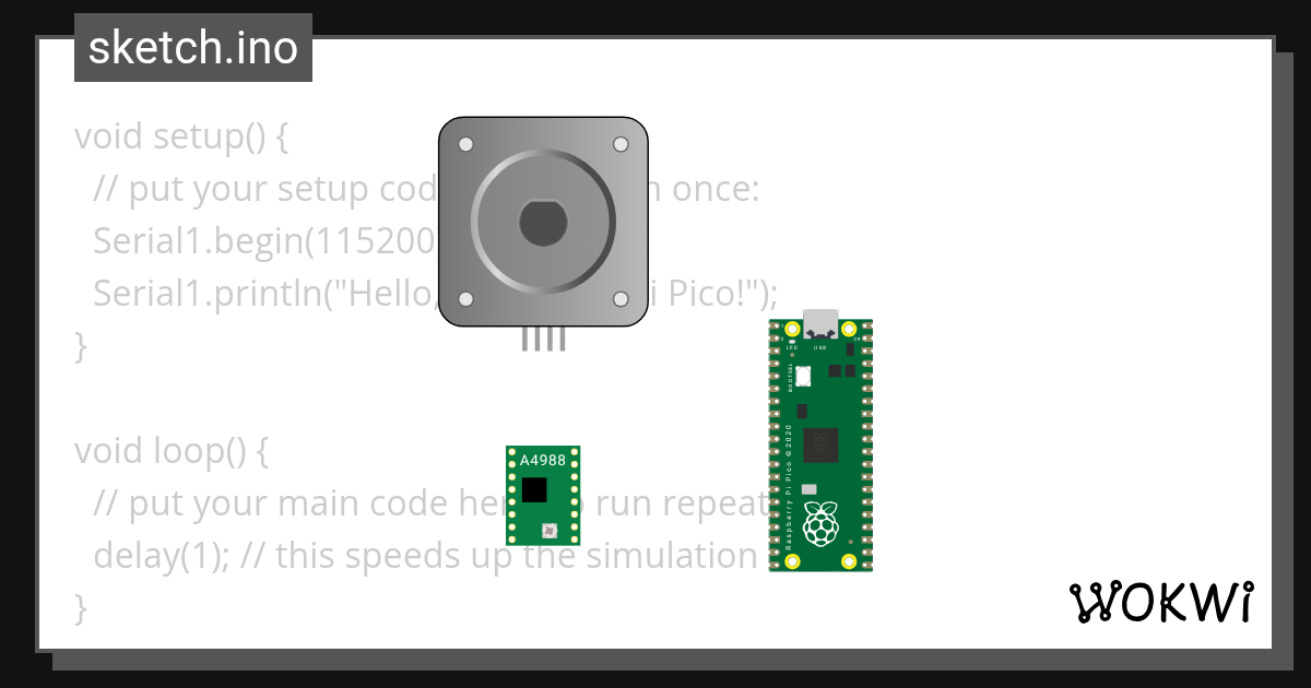 Stepper Wokwi Esp32 Stm32 Arduino Simulator