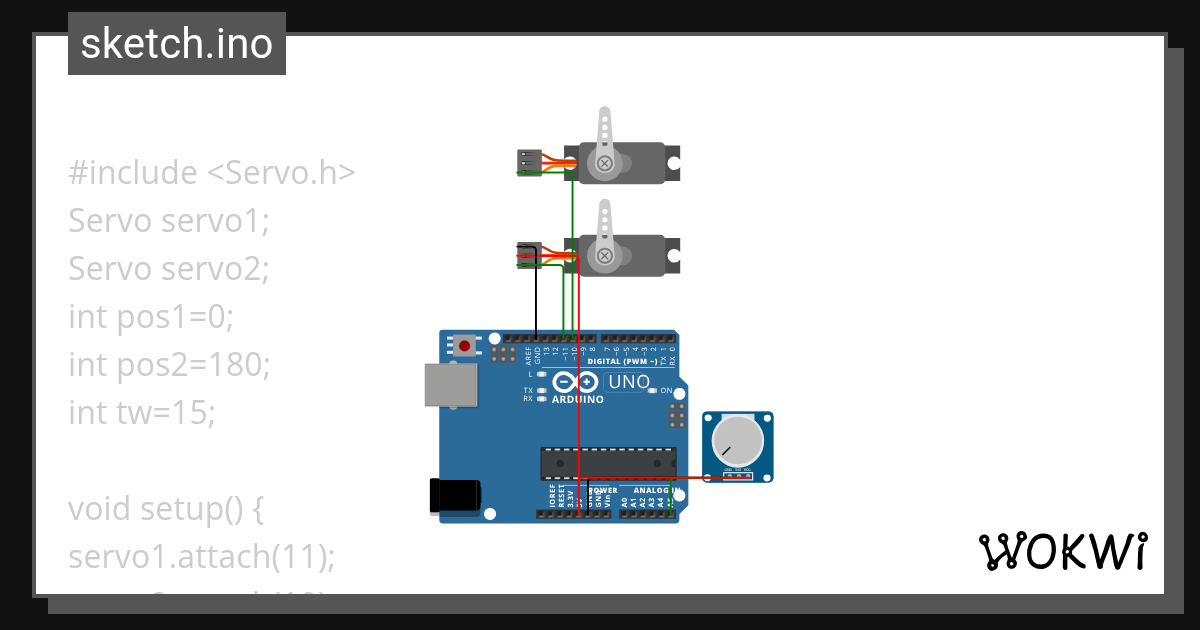 servo - Wokwi ESP32, STM32, Arduino Simulator